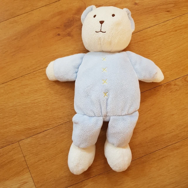 MARKS AND SPENCER M&S PETIT BEBE BEAR TEDDY comforter soother soft toy ...