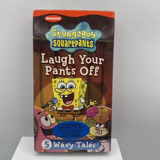 SPONGEBOB SQUAREPANTS LAUGH Your Pants Off (VHS, 2003) Promo Not For ...