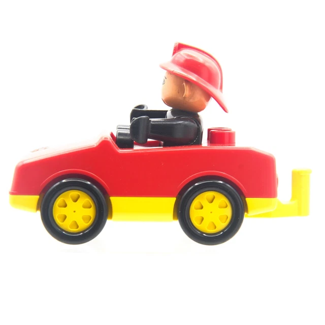 LEGO DUPLO VINTAGE Fire Chief Car with Firefighter Action Figure EUR 10 ...
