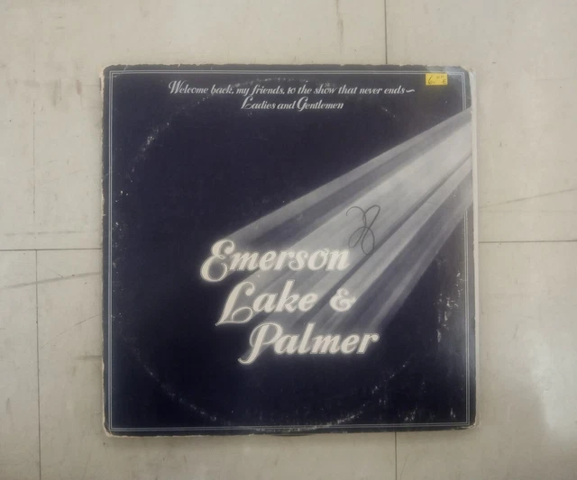 EMERSON, LAKE & Palmer Welcome Back My Friends 3X Lp 1974 Manticore ...
