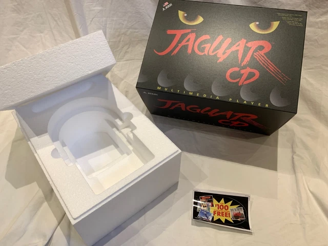 ATARI JAGUAR CD Console EMPTY BOX with Polystyrene / Styrofoam ...