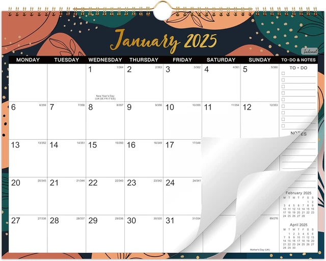 CALENDAR 2025 - Wall 2025, 2025 from January 37.6 x 29 cm £11.90 ...