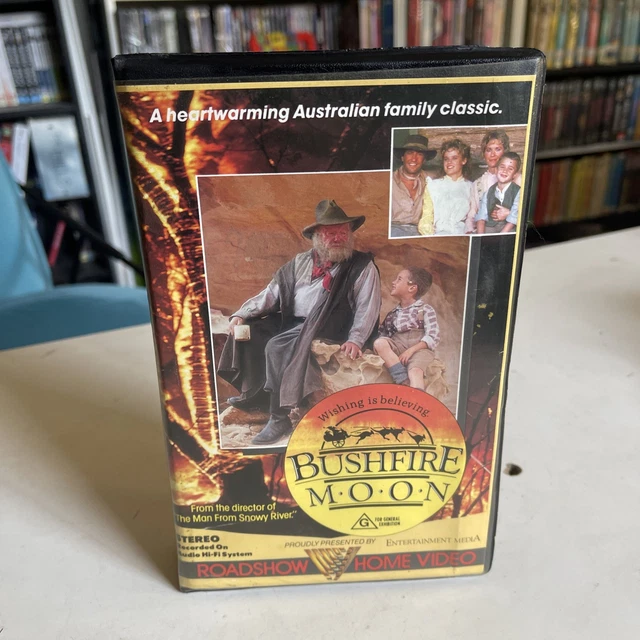 GEORGE T. MILLER'S Bushfire Moon VHS Australian Roadshow Clamshell Big ...