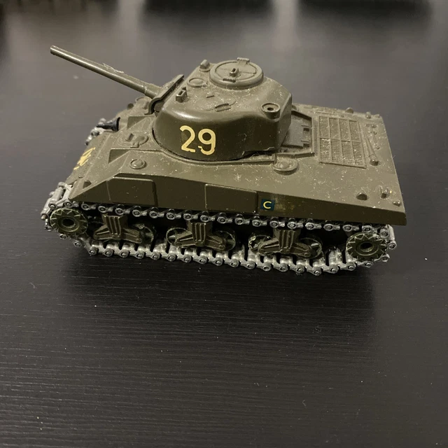 SOLIDO 231 SHERMAN M4 A3 WWII TANK - 1/50 Scale - France 1972 USA ...