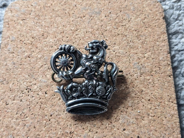 GENUINE ORIGINAL VINTAGE Chrome British Rail Cap Badge Railway 40 x 36 ...