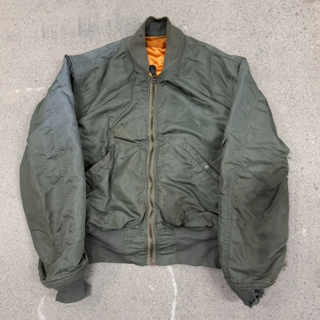 VINTAGE 60S US Air Force L-2B Vietnam War Flight Light Zone Jacket Size Medium £131.30 - PicClick UK