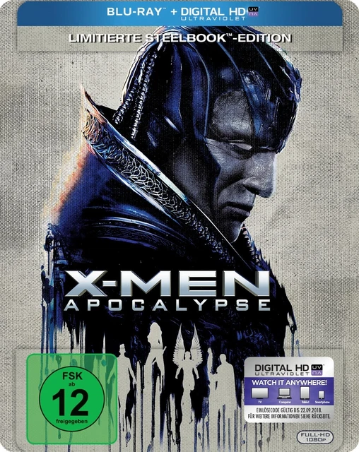 X Men Apocalypse Limited Steelbook Edition Blu Ray Uv Copy Neu