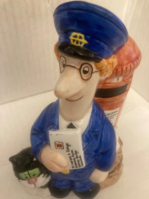 POSTMAN PAT CERAMIC MONEY BOX - WOODLANDS ANIMATIONS 1998 with stopper ...