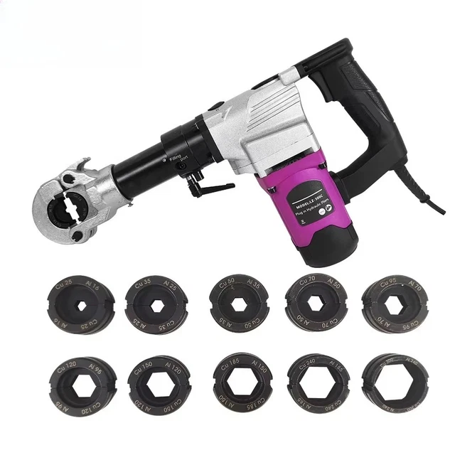 LZ-300C ELECTRIC CABLE Lug Crimping Tool 300mm2 Crimping Tool Hydraulic ...