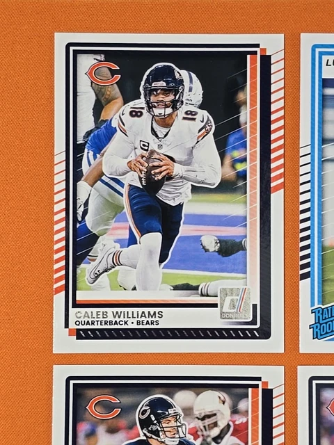 🟠🐻🔵 2025 DONRUSS Chicago Bears Complete Base Team Set (12 Card Lot) 🔵🐻🟠 ...