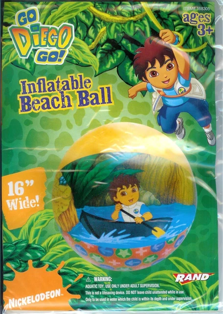INFLATABLE BEACH BALL Nickelodeon Go Diego Go Age 3+ NIP EUR 2,51 ...