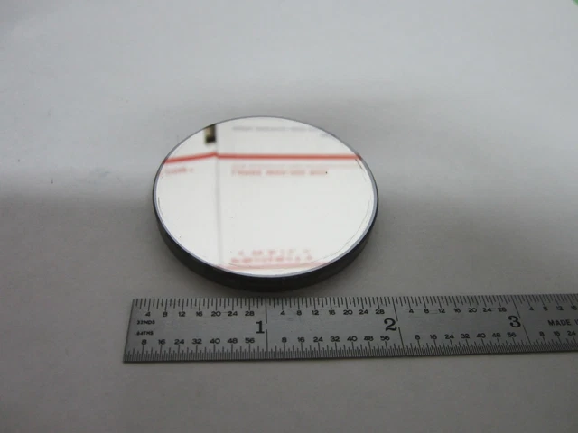 OPTICAL INFRARED SILICON Wafer Mirror Lens Laser Optics As Is Bin#R8-53 ...