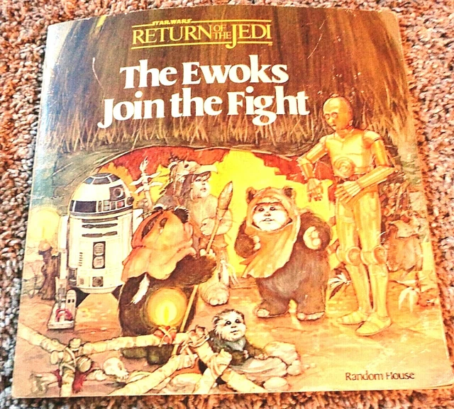 VINTAGE 1983 STAR WARS Return of the Jedi The Ewoks Join The Fight Book ...