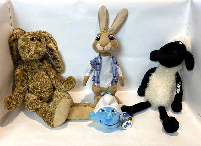 HOP MOVIE RABBIT, Shaun the Sheep, Floppy Bunny rabbit and Smurf head ...