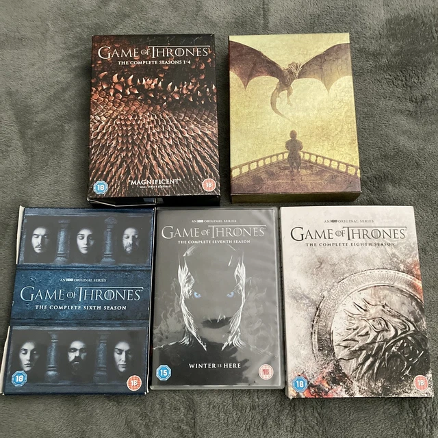 GAME OF THRONES Complete Series Seasons 1-8 DVD Box Set £30.00 - PicClick UK