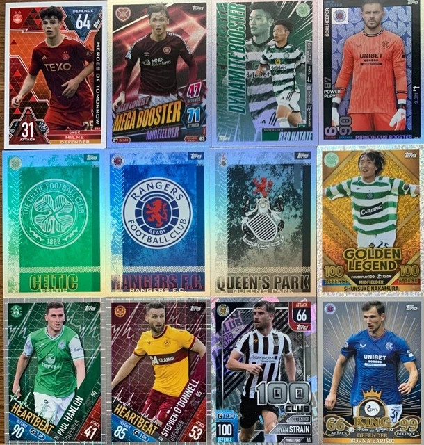 SPFL MATCH ATTAX 2023/24 LEGEND 100 Heartbeat LOGO Heroes Booster King ...