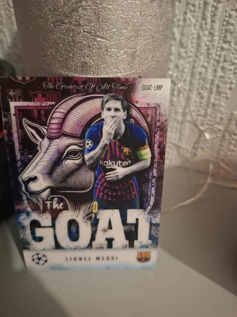 NEW - MATCH ATTAX EXTRA 2025 Lionel Messi THE GOAT card 1 in 1800 ...