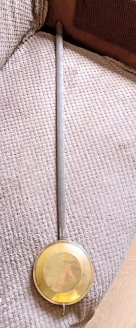 ANTIQUE GRANDFATHER / Longcase Clock Pendulum. Bob Regulator & Wood ...
