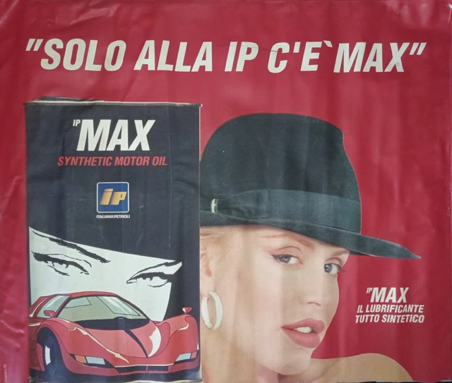 CARTELLONE PUBBLICITARIO VALERIA Marini Ip Motor Oil 1996 Vintage ...