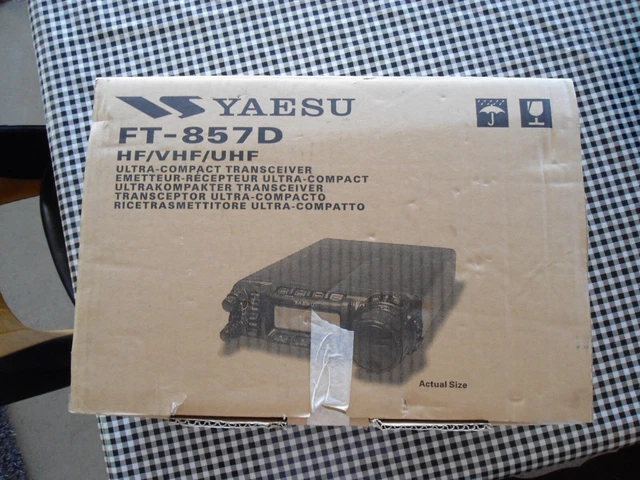YAESU FT-857D HF/VHF/UHF ultra compact transceiver in box Ham Radio ...