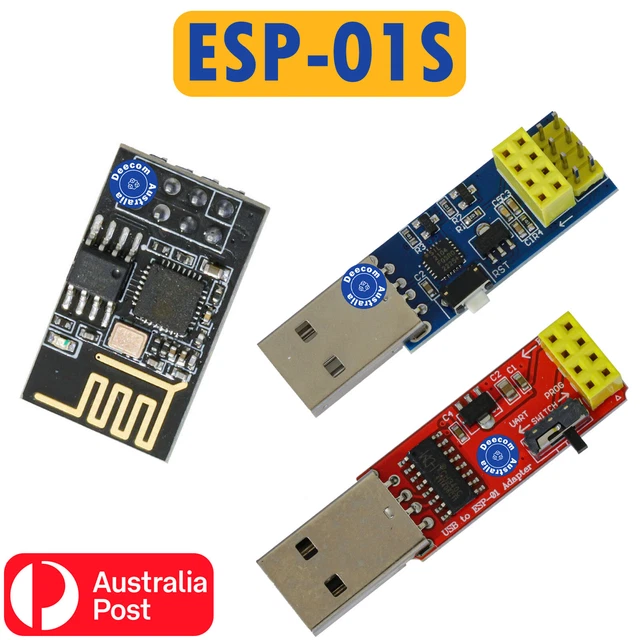 Wifi Esp 01s Esp 01 Breakout Board Module Programmer Uart Hspi I2c Gpio 715 Picclick Au