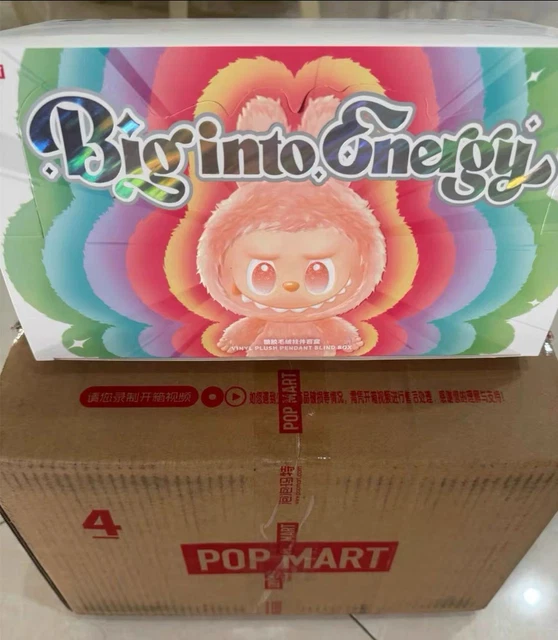 POPMART THE MONSTERS Labubu Big into Energy Plush Figure Blind Box ...