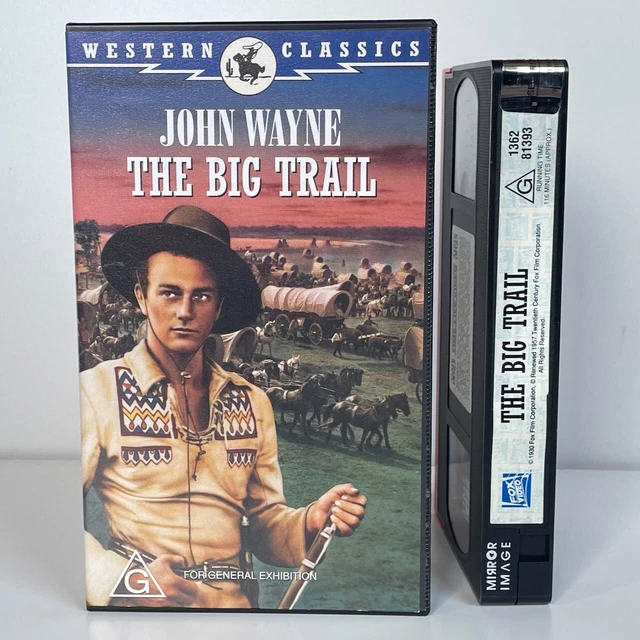 THE BIG TRAIL - VHS Video Tape - Western Movie - John Wayne - 1930 $14. ...