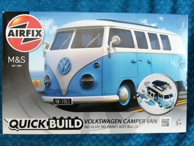 &AIRFIX QUICK BUILD& 1963 Volkswagen Split-Screen Camper Van Model Kit ...