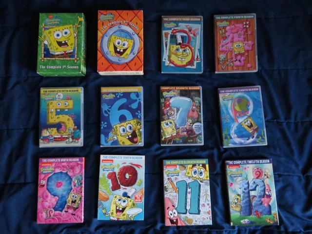 Spongebob Squarepants The Complete Seasons 1 12 Dvd Sets Episodes 10 11