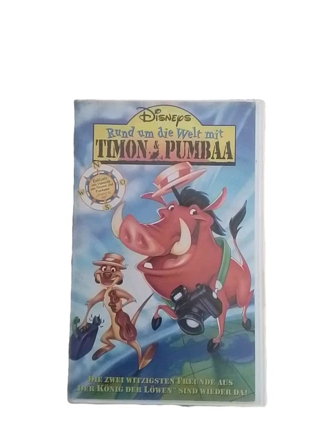 WALT DISNEY TIMON & Pumbaa Rund um die Welt VHS-Kassette als ...