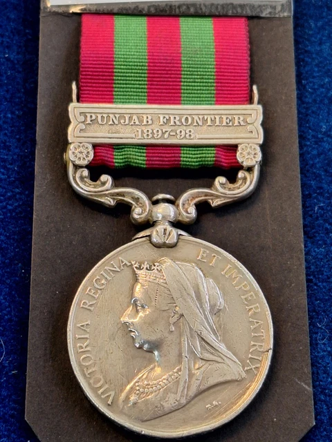 VICTORIAN INDIAN GENERAL Service Medal 1895 3983 Sepoy Ghasita Singh ...