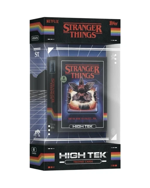 2025 TOPPS STRANGER Things High Tek Hobby Box - Brand NEW Sealed $650. ...