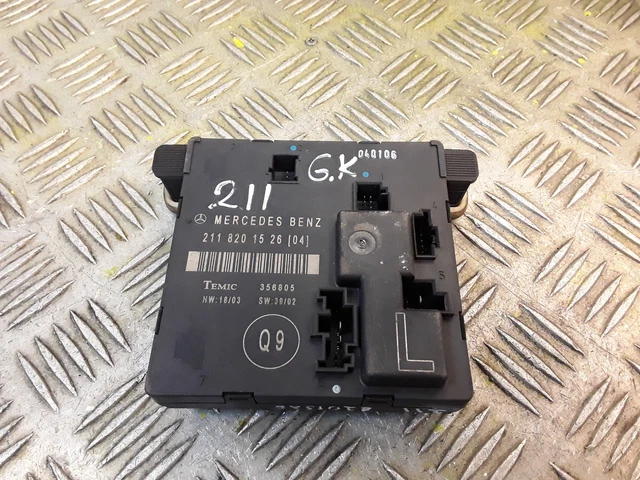 MERCEDES W211 PORTE Contrôle Module Arrière Gauche Classe E W211 S211 ...