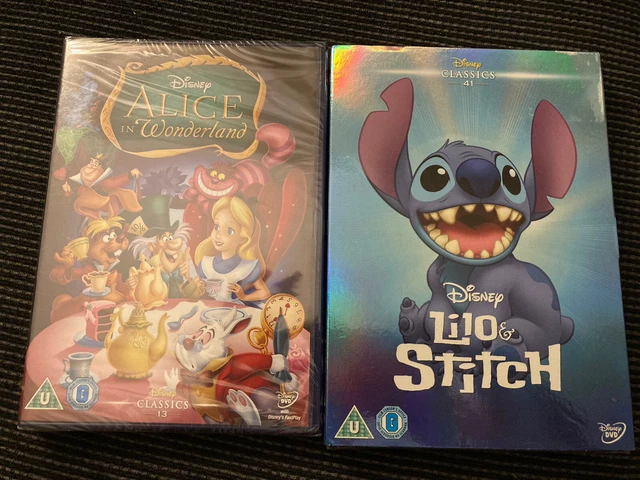 DISNEY DVD BUNDLE Alice In Wonderland / Lilo And Stitch - O Ring Editon ...