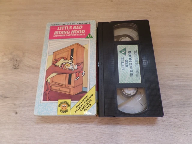 LITTLE RED RIDING hood and other cartoon vhs video retro fun house ...