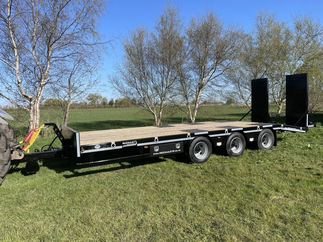 LOW LOADER TRACTOR Trailer New McCauley 27 Tonne ☎️07711 285948☎️ Tri ...