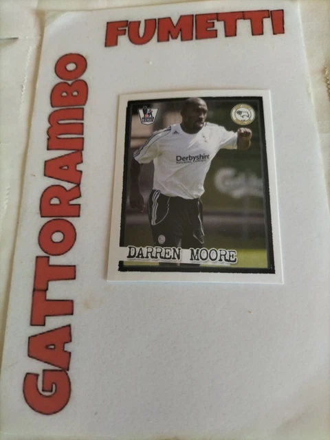 STICKERS KICK OFF n.72 Moore Derby Country new-Anno 2007-08 Merlin's ...