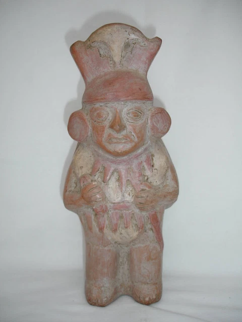 INCA TERRACOTTA CLAY Figure Peruvian Pottery £25.00 - PicClick UK