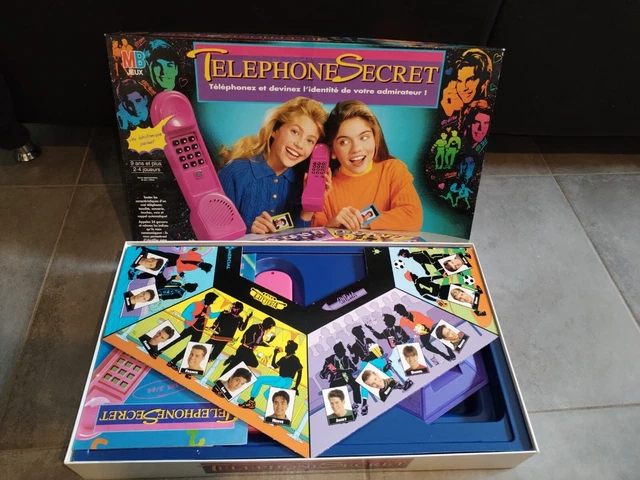 JEU DE SOCIÉTÉ Board Game vintage TÉLÉPHONE SECRET MB complet ...