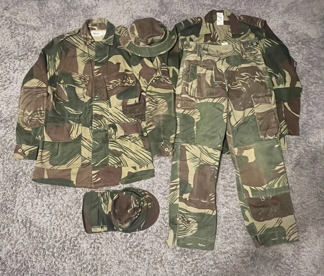ORIGINAL RHODESIAN CAMOUFLAGE Uniform Grouping Named To Air Force ...