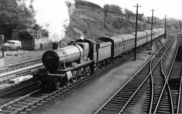 PHOTOGRAPH LMS 4909 44909 Steam Locomotive Crewe Works (LNWR/LMS) 6x4 £ ...