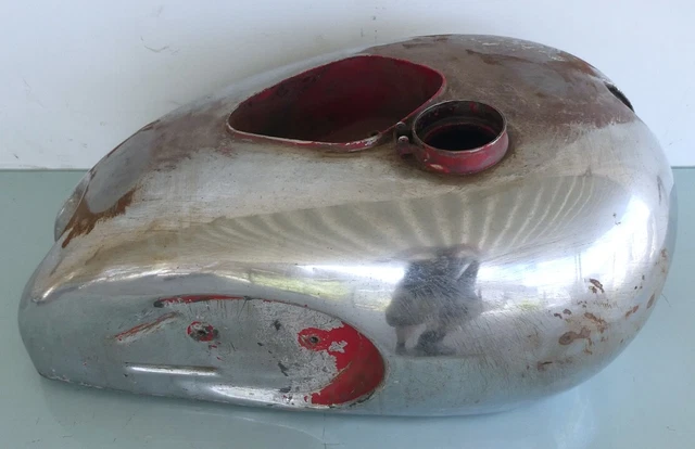 TRIUMPH MOTORCYCLE PRE UNIT ORIGINAL GAS TANK 1930's- 1950 TIGER T100 ...