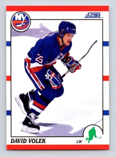 1990-91 SCORE AMERICAN #12 David Volek Islanders de New York EUR 0,82 ...