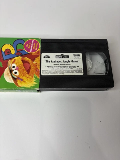 SESAME STREET - The Alphabet Jungle Game (VHS, 1998) £9.06 - PicClick UK