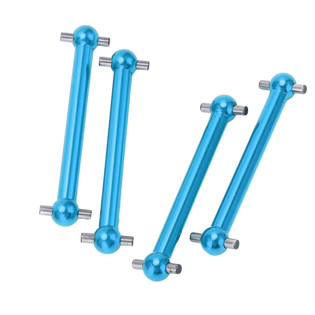 4PCS RC METAL Dog Bone Drive Shaft Front And Rear Universal Dog Bone ...