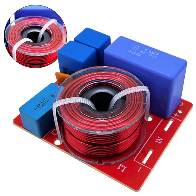 2PCS 4~8Ω 80W 2-Way Audio Crossover Filters HiFi Speaker Frequency ...