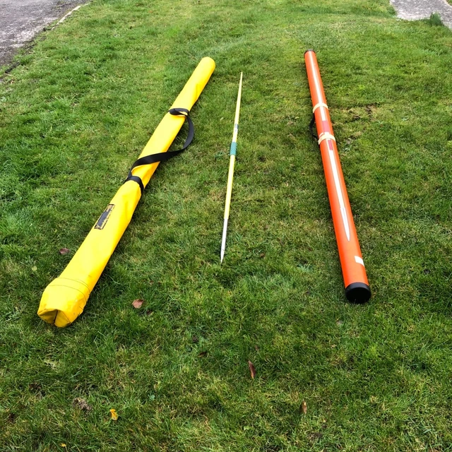 APOLLO AEROFLO JAVELIN 700g Yellow. Nordic Carry Case Tube + Transport ...