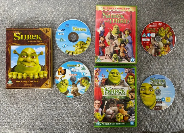 THE SHREK 4 DVD Film Collection - The Story So Far DVD Boxset | Used ...