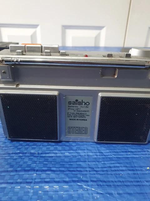 RARE VINTAGE SAISHO Personal Cassette Player/radio PS 50 Tested £40.00 ...