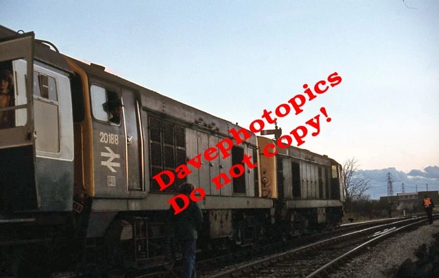 ORIGINAL 35MM Slide Diesel /Steam Train / Engine Railway 20188 ...